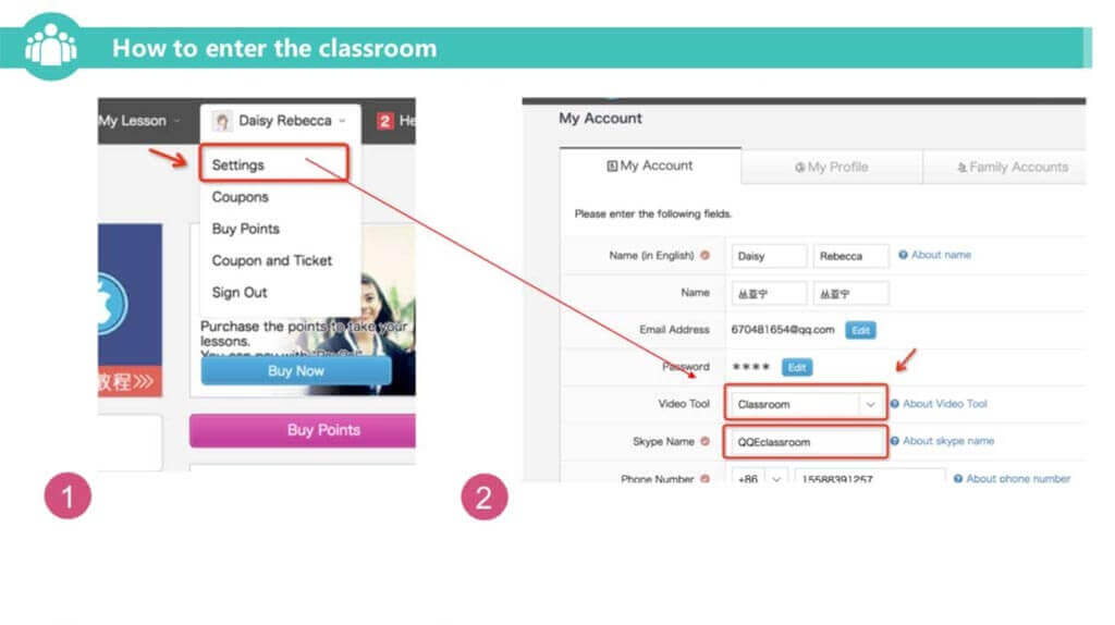 Classroom - English ESL School